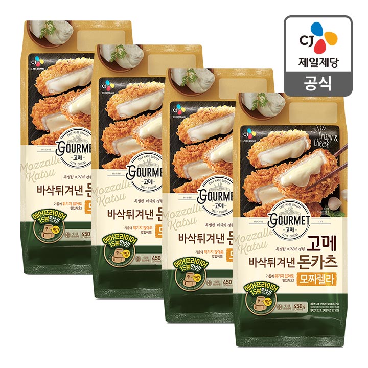 고메 모짜렐라돈카츠 450g X 4개 | LG생활건강 가족몰