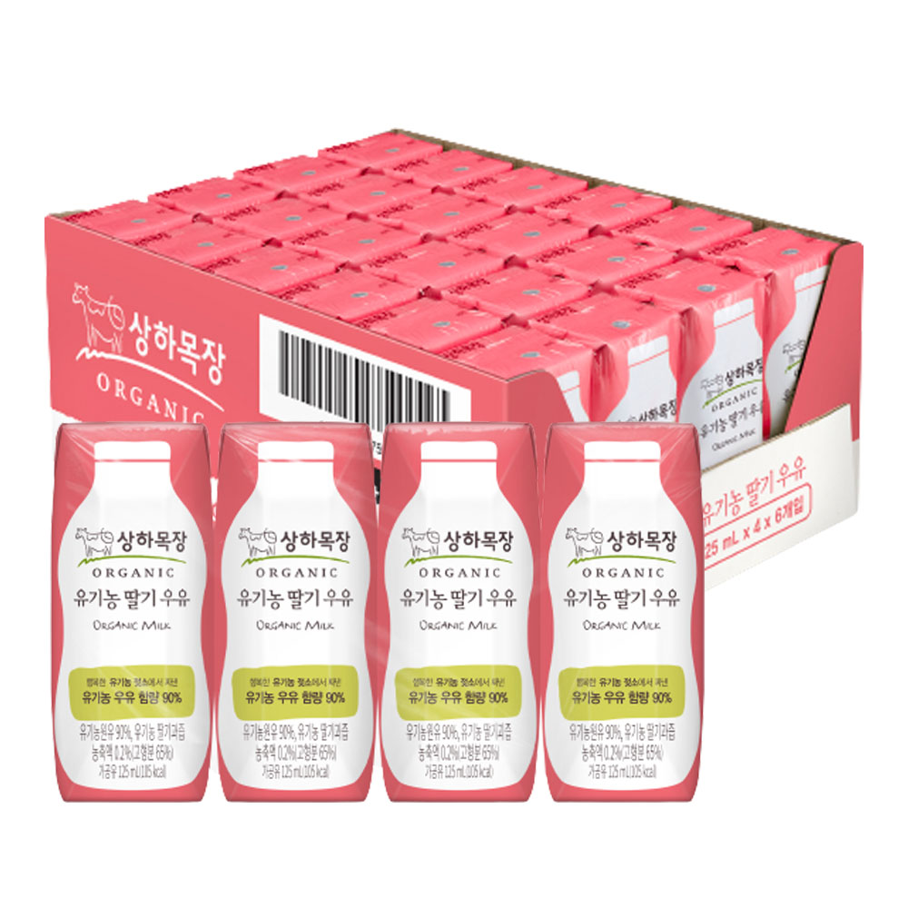 매일유업 상하목장 유기농우유 125ml X 24ea | LG생활건강 가족몰