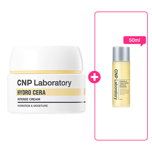 CNP 하이드로세라 인텐스크림 50ml+(증정)CNP 프로폴리스앰플에센스50ML | LG생활건강 가족몰