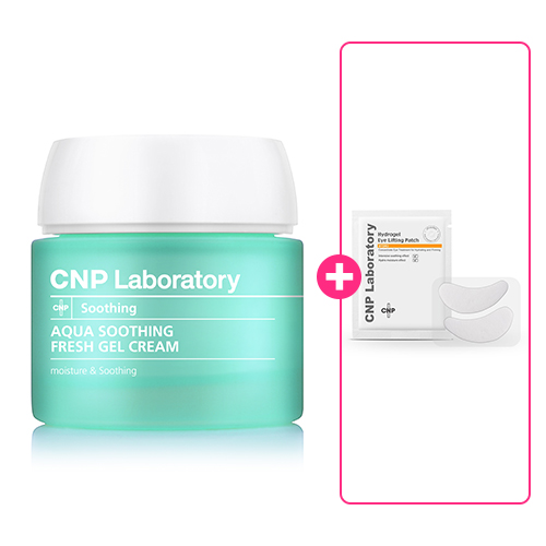 CNP 아쿠아 수딩 젤크림 80ml+(증정)CNP 하이드로겔아이리프팅패치 1매 | LG생활건강 가족몰