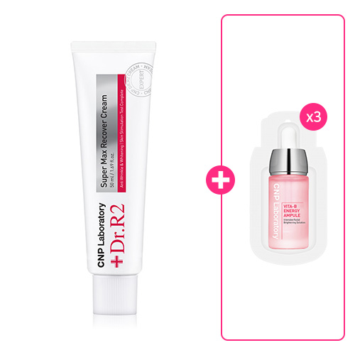 CNP 닥터알투 슈퍼맥스 리커버크림 50ML +(증정) CNP 비타비 브라이트닝 앰플 1ML *3개 | LG생활건강 가족몰