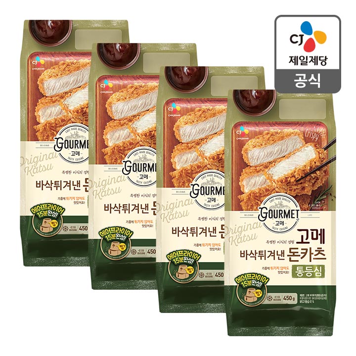 고메 통등심돈카츠 450g X 4개 | LG생활건강 가족몰