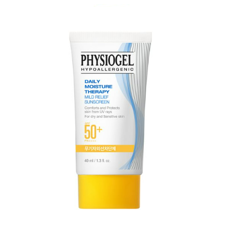 피지오겔 DMT UV 무기자차 마일드 릴리프 선크림 40ml | LG생활건강 가족몰