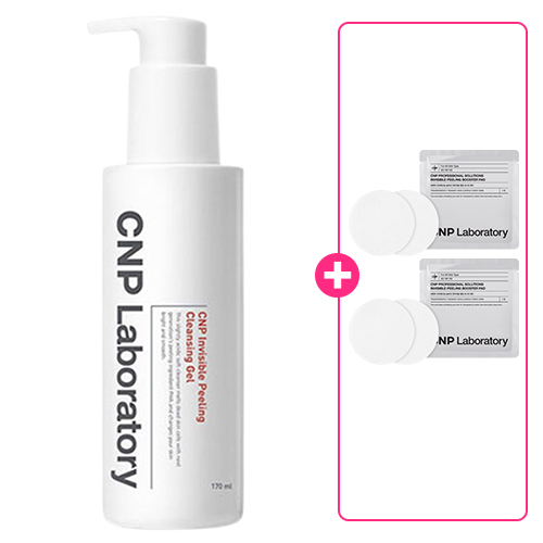 CNP 인비져블 필링 클렌징 젤 170ml+(증정)CNP프로페셔널필링부스터패드2매증*2개 | LG생활건강 가족몰